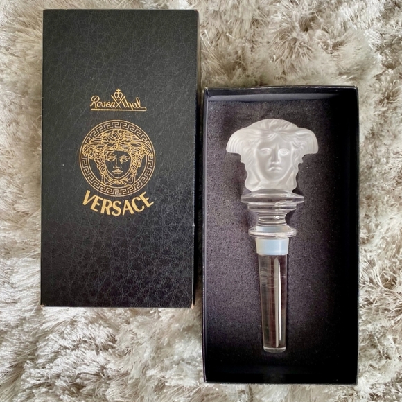 Versace | Dining | Vintage Rosenthal Versace Crystal Medusa Head Wine ...